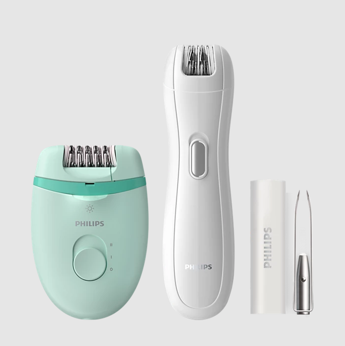 Philips Satinelle Essential Corded Compact Epilator BRP529/00 - Shad ...